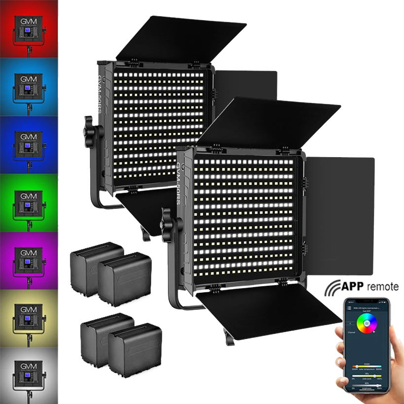 GVM RGB LED Lights Package - AlMidad